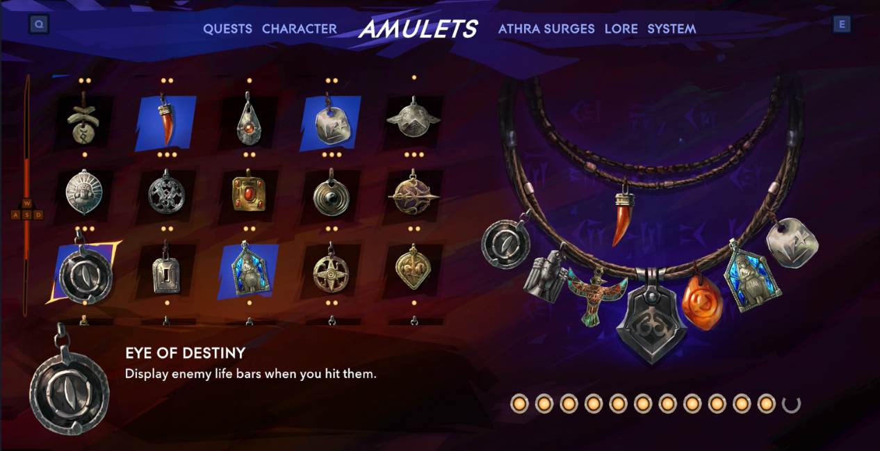 Prince of Persia: The Lost Crown Amulets To Conquer The Game